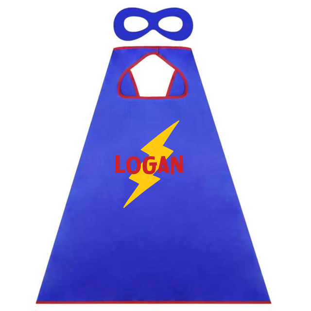 Superhero Cape Design NZ | Personalised Blue Cape for Kids – Adore a'Belles