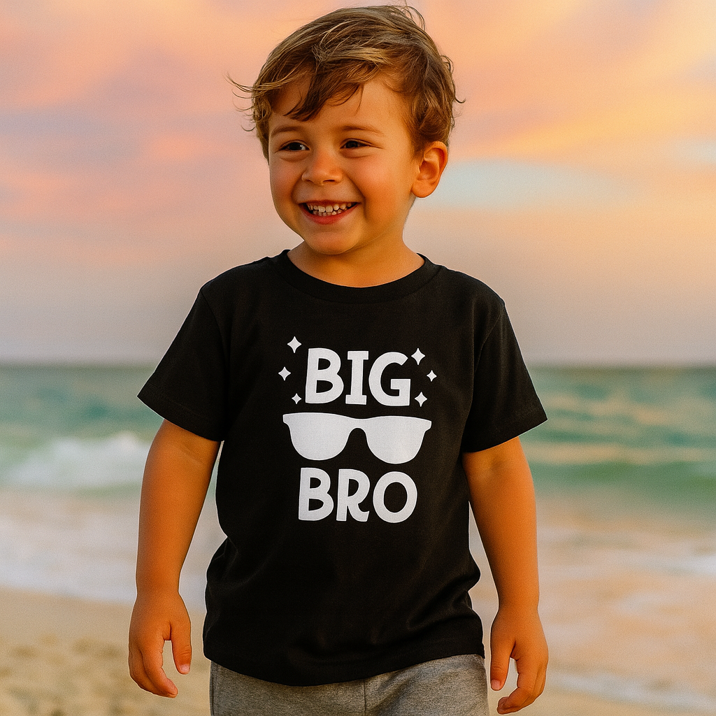 Big Brother Shirt NZ | Cool Big Bro Sunglasses Tee | Kids Outfit ...